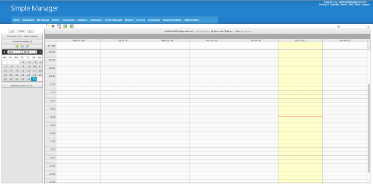 Simple ManagerCalendar Portal - Simple Manager